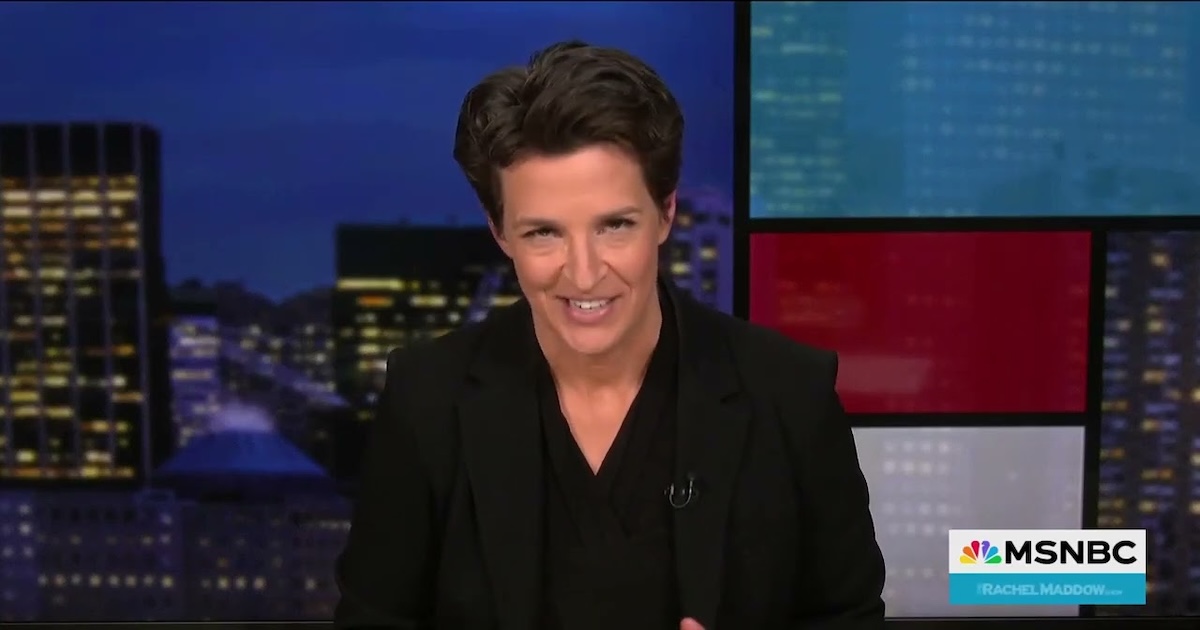 Mad Maddow Throws MSNBC Under the Bus Over 'ReidOut' Termination ...