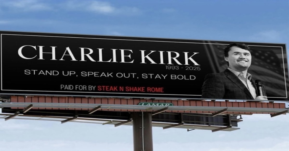 Georgia Businessman’s Billboard Tribute to Charlie Kirk Goes Viral ...